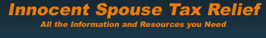 Innocent Spouse Relief Filing Instructions: Form 8857